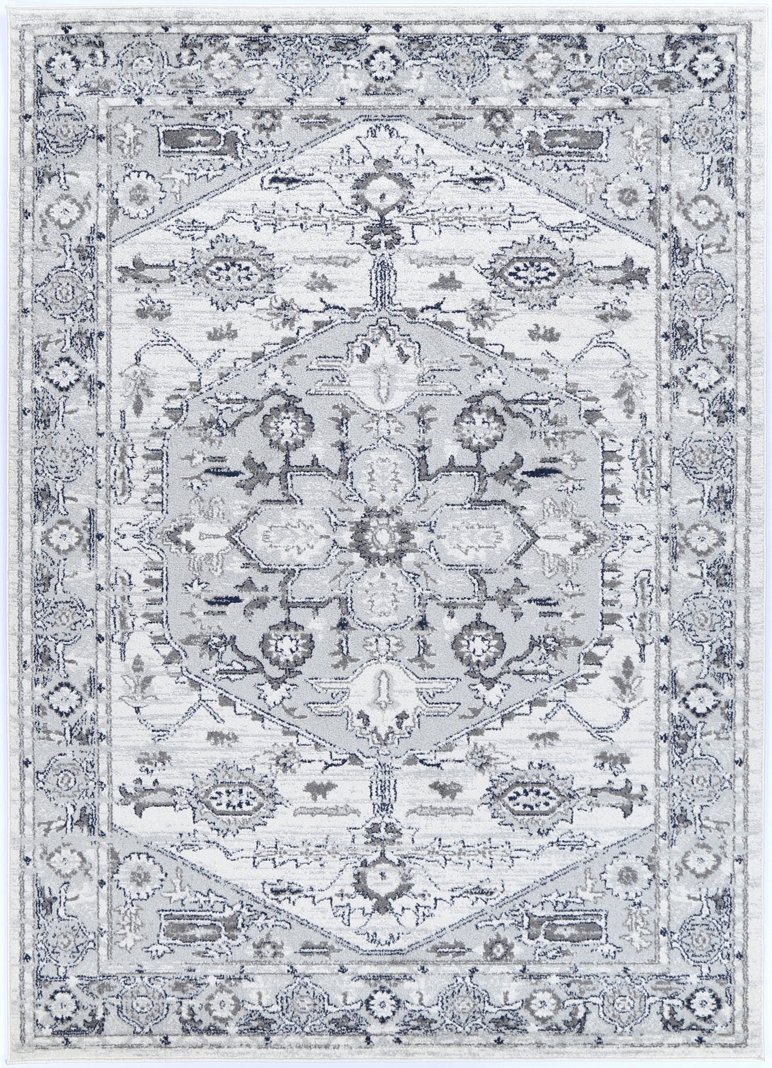 Provence Gaul Traditional Grey & Cream Rug â€“ PROV08 – My Store